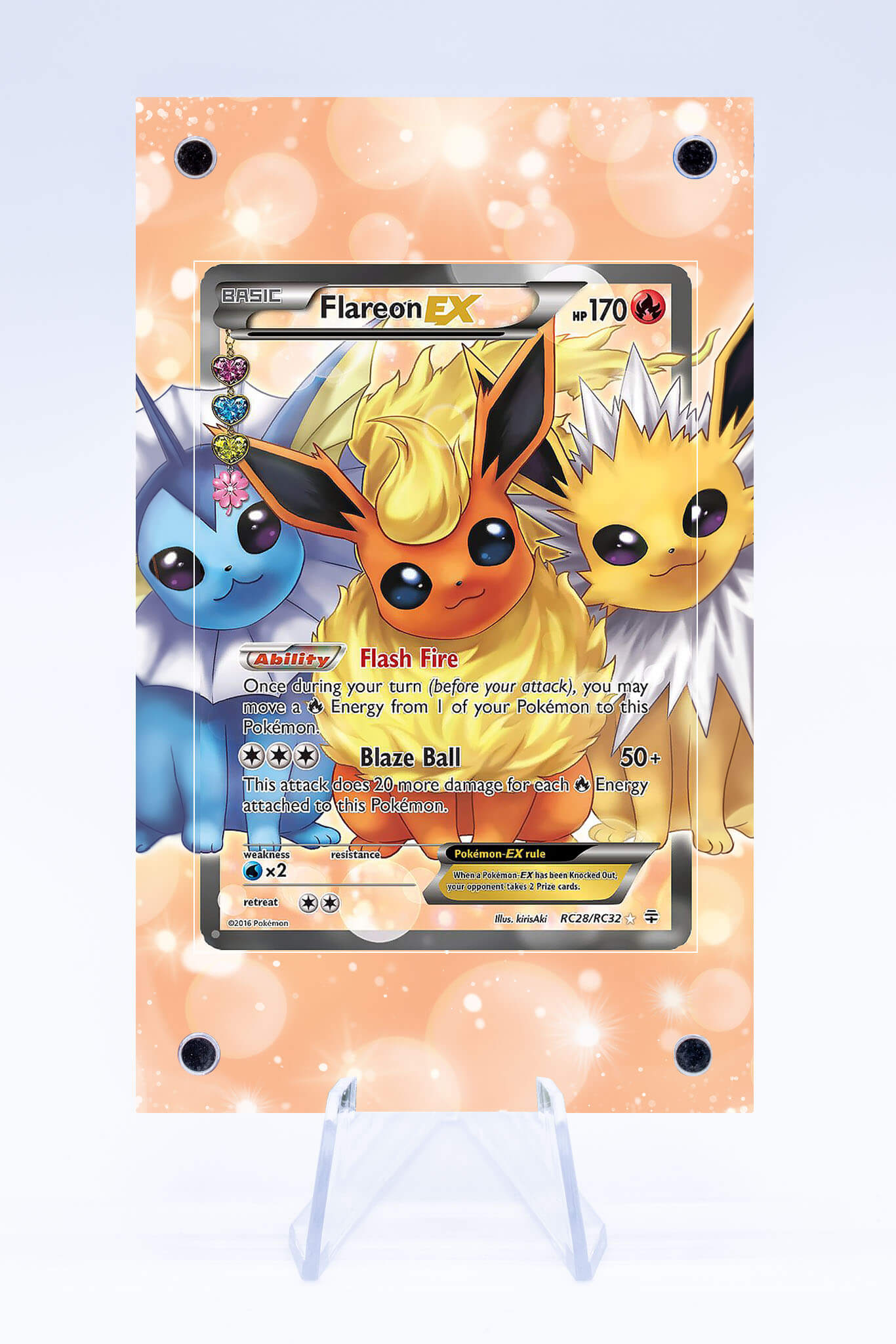 Flareon EX RC28 | Pokémon Generations | Art Guard (Ungraded) – QuietCustoms