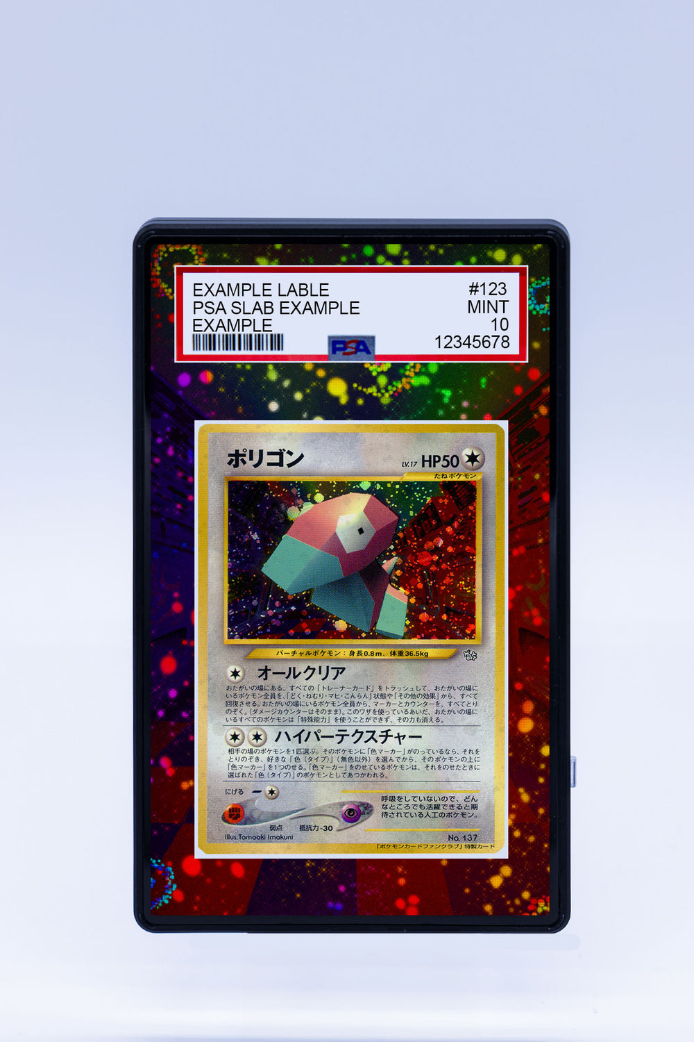 Porygon Fan Club 137 Promo (Graded) Case